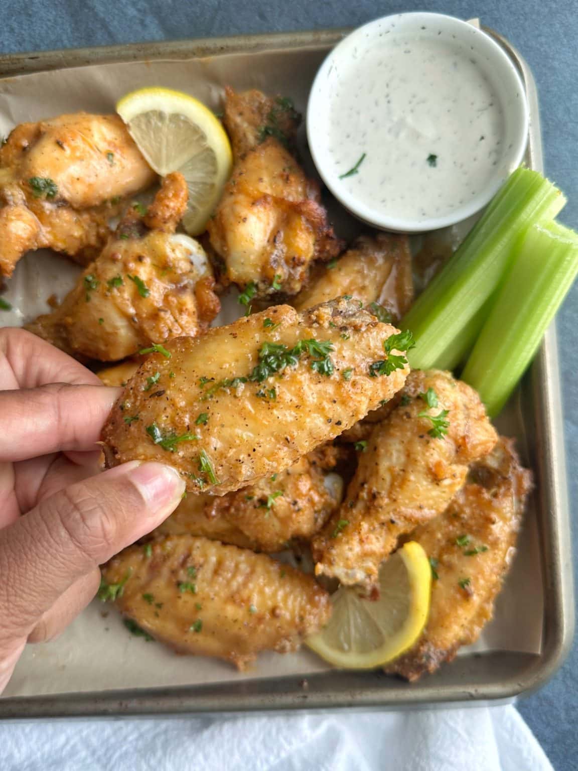 ATL-Style Lemon Pepper Wet Wings (Air Fried or Baked!) - Coined Cuisine