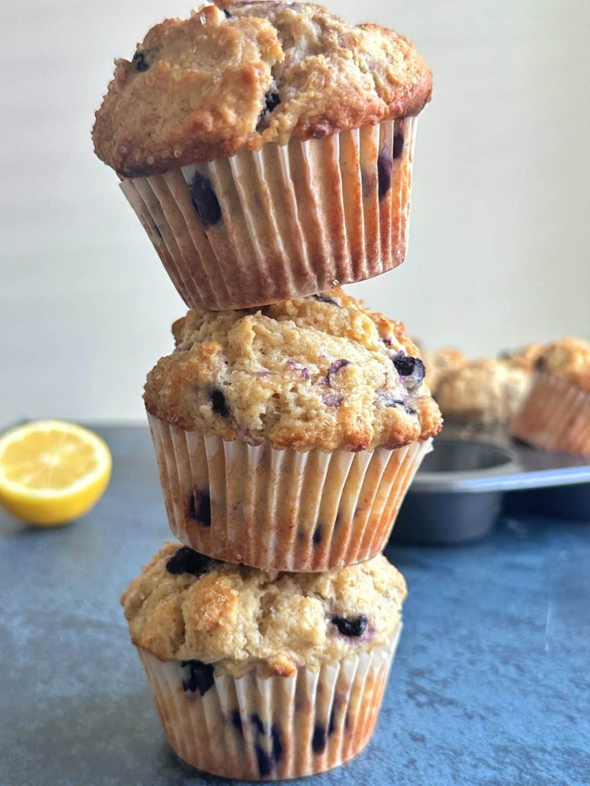 Bakery-Style Wild Blueberry Muffins - Coined Cuisine