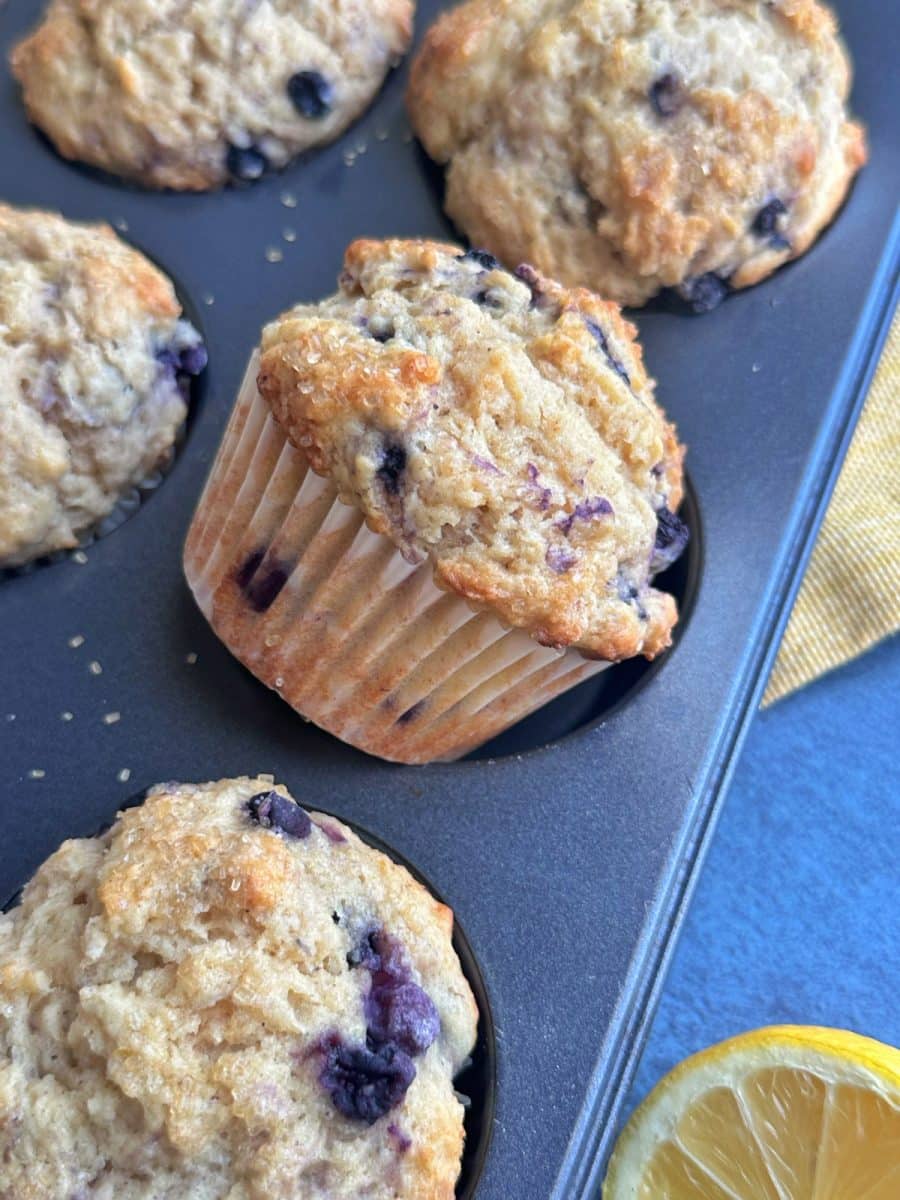 Bakery-Style Wild Blueberry Muffins - Coined Cuisine